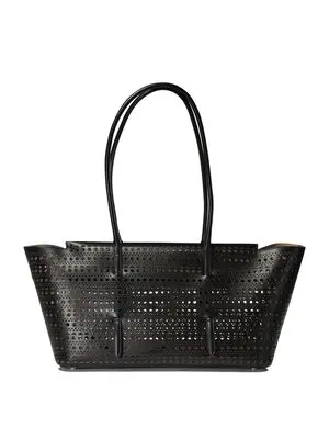 Alaïa Alaïa Neo Mina 32 Medium Tote Bag - Black