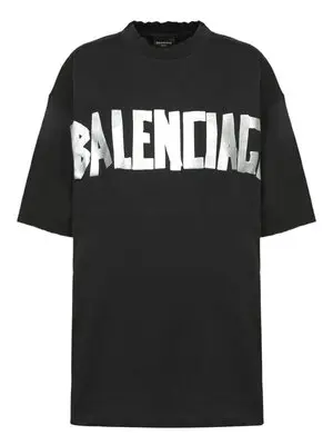 Balenciaga Tape Type Crewneck T-shirt Black