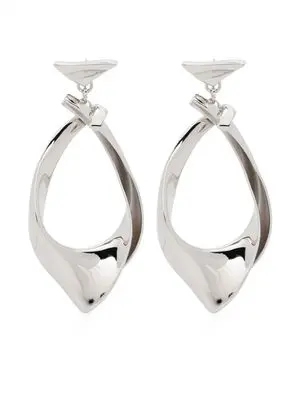 Eddie Borgo Kerchief Earrings - Silver