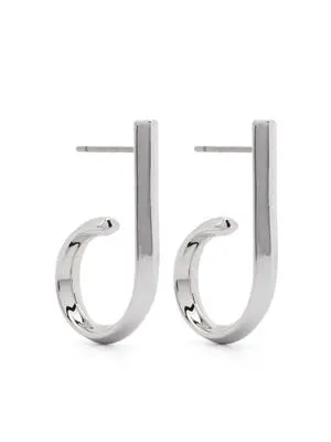 Eddie Borgo Curled Earrings - Silver
