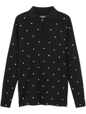 Versace Cielo Stellato Polo Sweater