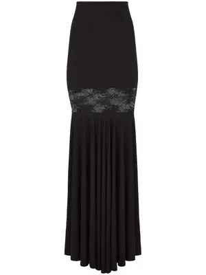 Nina Ricci Lace-panel Maxi Skirt