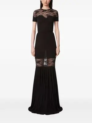 Nina Ricci Lace-panel Maxi Skirt