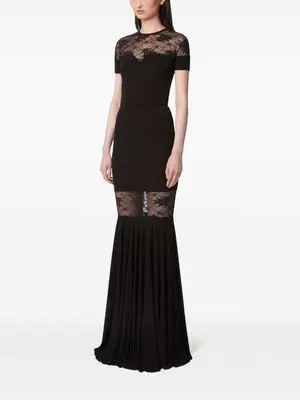 Nina Ricci Lace-panel Maxi Skirt