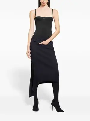 COURREGES Slash Midi Skirt