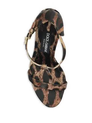 Dolce & Gabbana Leopard-print Platform Sandals