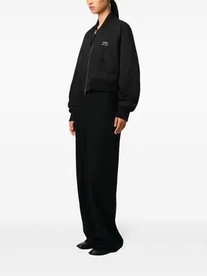 AMI Paris Logo-lettering Bomber Jacket
