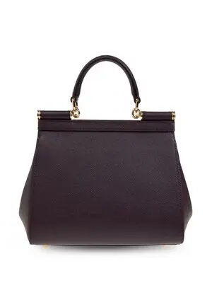 Dolce & Gabbana Small Sicily Tote Bag - Red