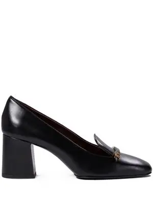 Khaite Logo-engraved Leather Pumps