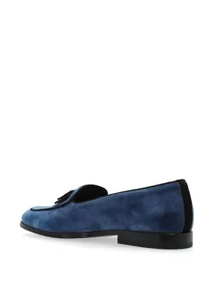 Dolce & Gabbana Velvet Loafers - Blue