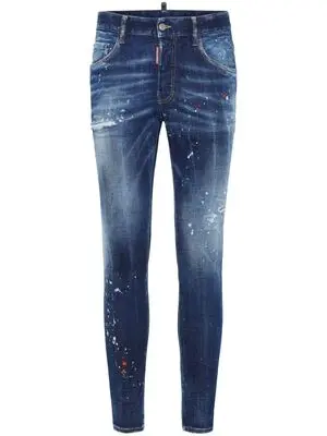Dsquared2 Distressed Slim Jeans - Blue