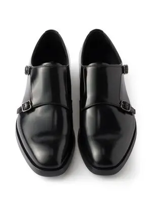 Prada Patent-finish Mink Shoes