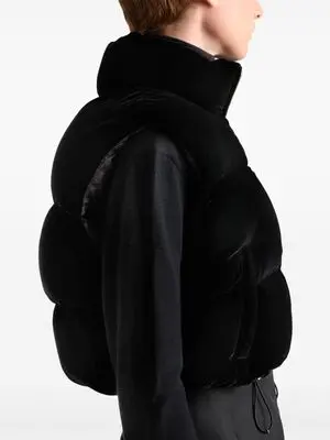 Prada Velvet Down Vest