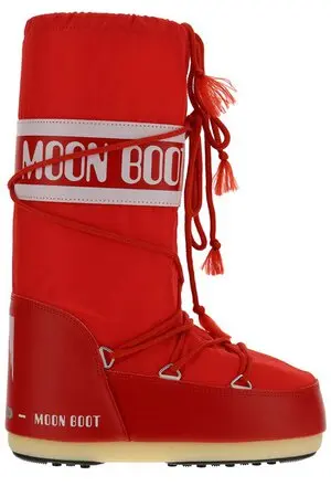 Moon Boot Moon Boot Icon Lace-Up Boots Red