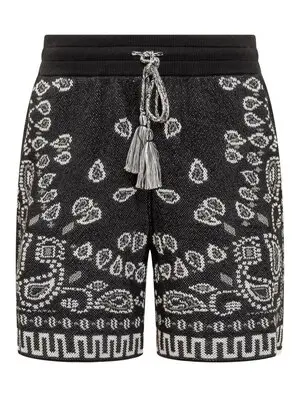 Alanui Alanui Bandana-Pattern Drawstring Shorts - Multi