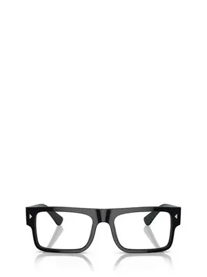Prada Prada Eyewear Rectangle-Frame Glasses - Black