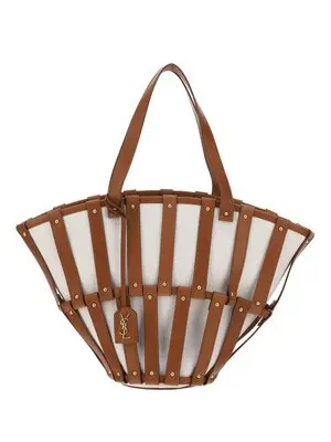 Saint Laurent Saint Laurent Beatrix Panier Cut-Out Tote Bag - Multi