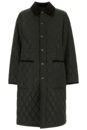 Burberry Burberry Quilted Coat - Grey