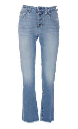 Liu Jo Liu Jo Logo Patch Flare Jeans - Blue