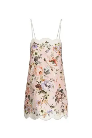 Zimmermann Zimmermann Acacia Scallop Mini Dress - Multi