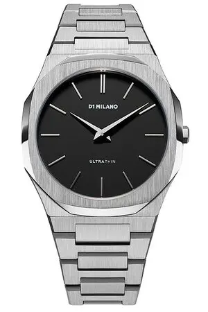 D1 MILANO Ultra Thin 40mm Bracelet Watch - Silver