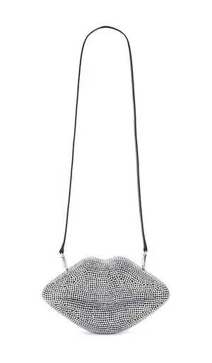SIMONMILLER Crystal Lip Clutch