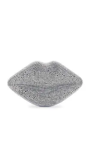 SIMONMILLER Crystal Lip Clutch
