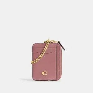 COACH Essential Chain Card Case Brass