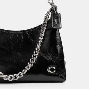 COACH Juliet Shoulder Bag 25 - Silver/black