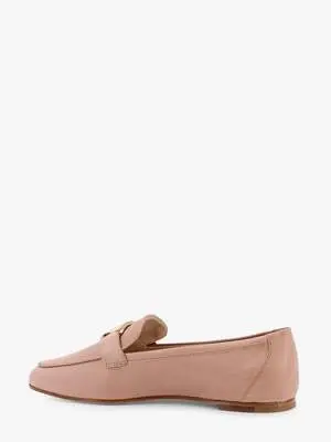 TOD'S Leather Loafer With Metal Detailing