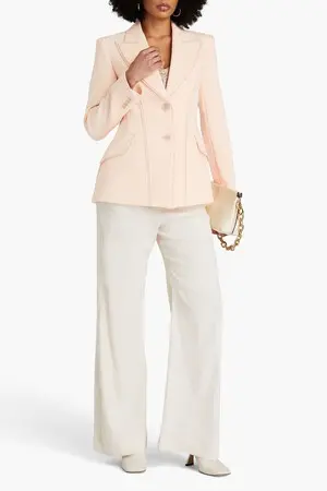 Simkhai Woody Frayed Twill Blazer - Blush