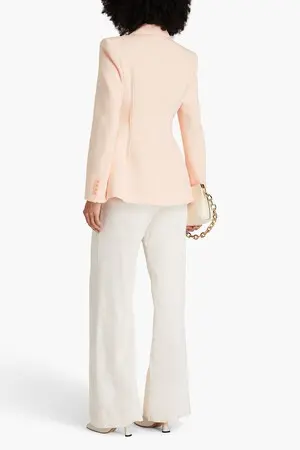 Simkhai Woody Frayed Twill Blazer - Blush