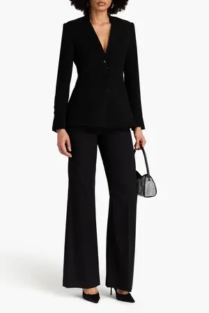 Simkhai Allie Lace-trimmed Cady Blazer - Black