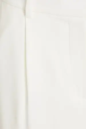 Simkhai Novia Pleated Straight-leg Pants - Ivory