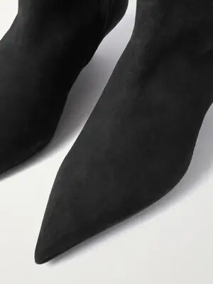 TOTEME Sharp Suede Knee Boots