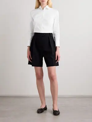 THE ROW - The Row Frou Cotton-Blend Poplin Shirt