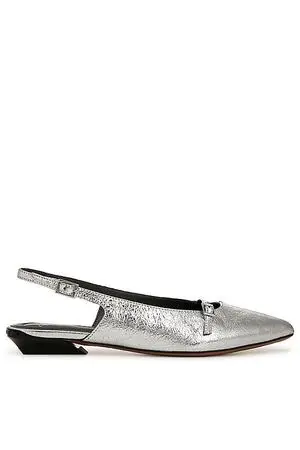 Franco Sarto Emma Slingback Flats - Silver