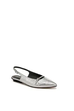 Franco Sarto Emma Slingback Flats - Silver