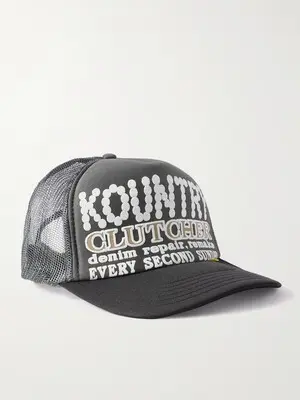 Kapital Kountry Pearl Clutcher Trucker Cap - Gray | Editorialist