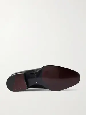 TOM FORD Elkan Leather Oxford Shoes - Brown