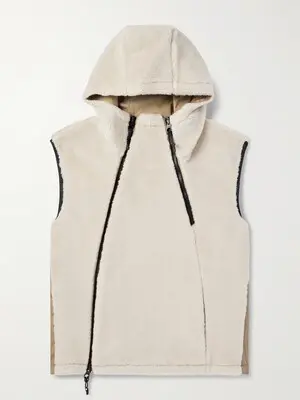 Loro Piana Reversible Cashfur Hooded Gilet - Neutrals