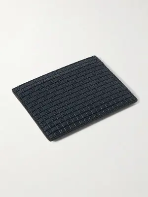 SERAPIAN Leather And Stepan Coated-canvas Cardholder