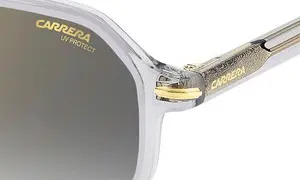 Carrera Eyewear 54mm Octagon Sunglasses - Grey Gold/ Grey Sf Gd Sp