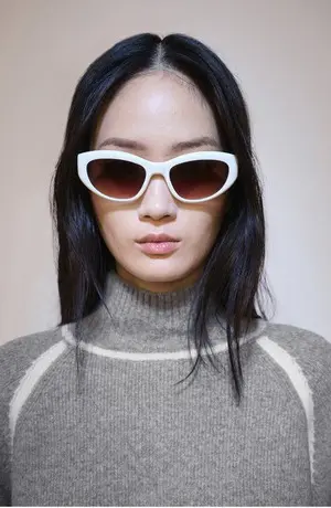 Mango Contrast Detail Turtleneck Sweater