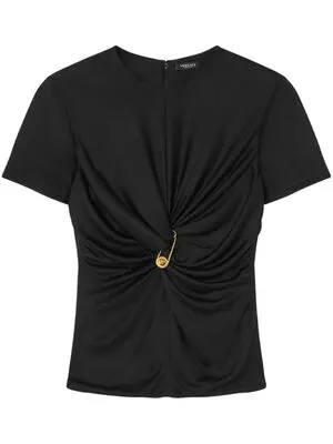 Versace Safety Pin Top - Black