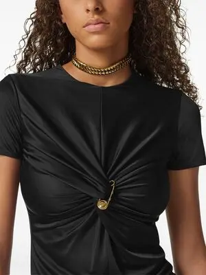 Versace Safety Pin Top - Black