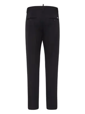 Dsquared2 Virgin Wool Tapered-leg Trousers