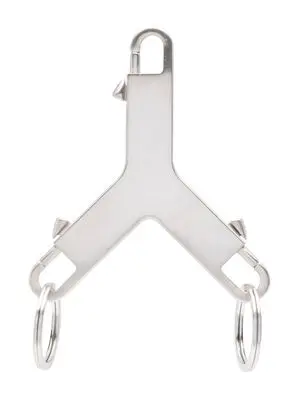 Rick Owens Cerberus Brushed-finish Keychain - Silver