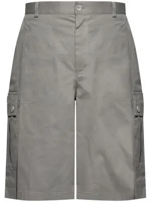 Dolce & Gabbana Cotton Cargo Shorts - Grey