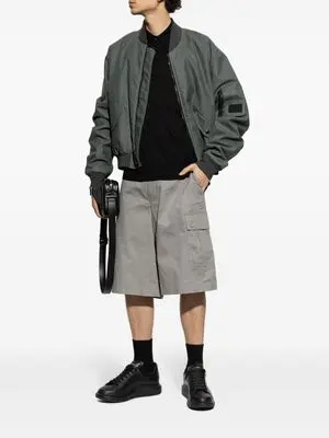 Dolce & Gabbana Cotton Cargo Shorts - Grey